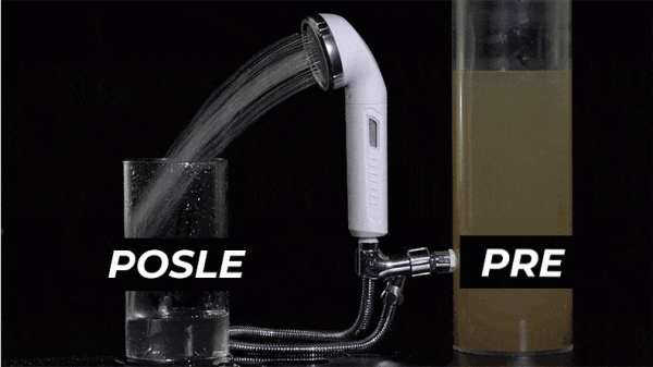 Tuš Sa Filterom - Voden | Uklanja 99% Hlora - SGS Sertifikat