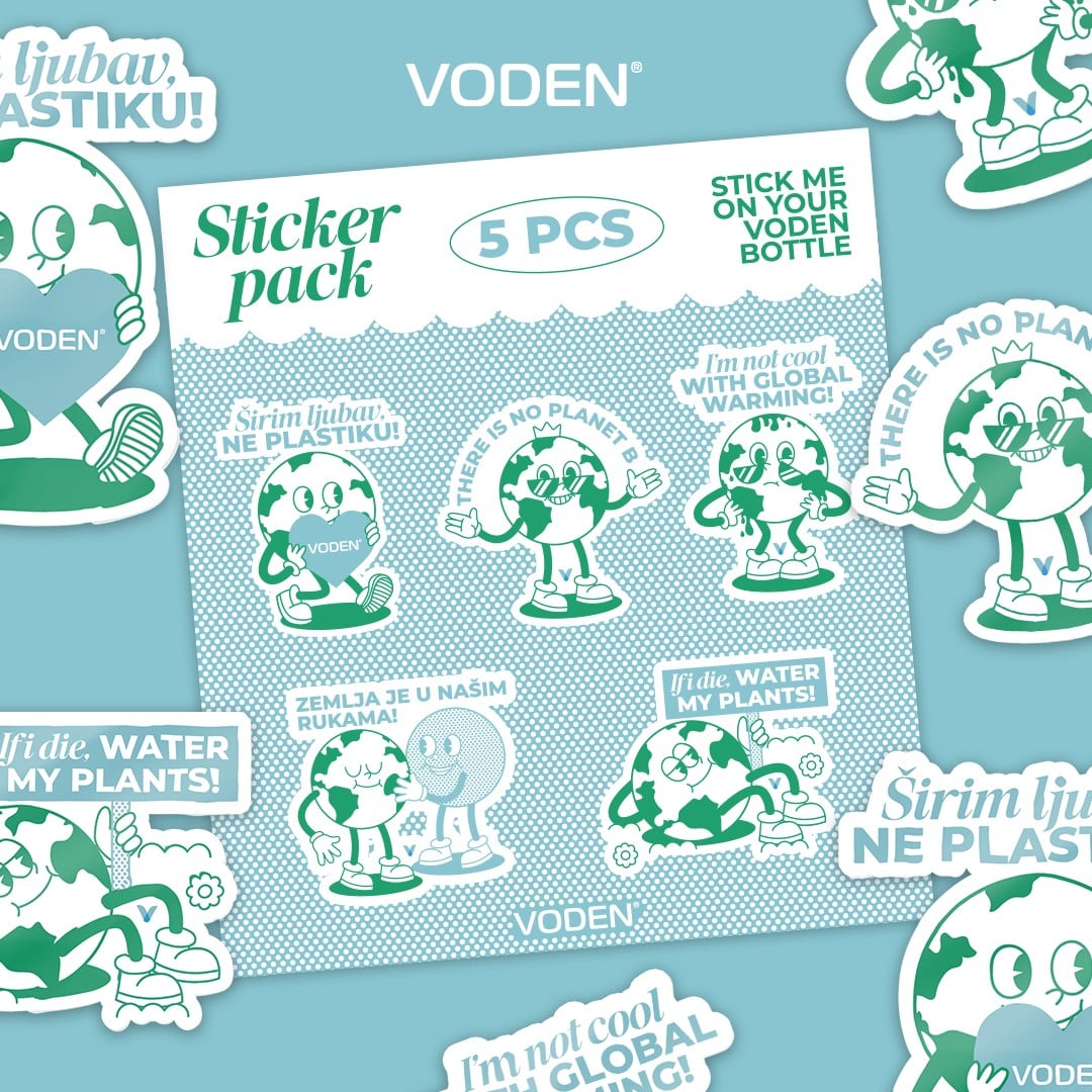 Čuvamo Planetu – Sticker Pack | Voden